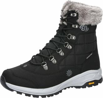 Brütting Damen Himalaya Winterstiefel, Schwarz/Grau, 38 EU