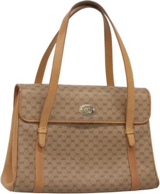 Gucci Pre-owned Toile sacs-main - Femme - Pre-owned - Beige - Taille: ONE Size