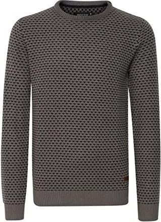 Indicode Coppler Pull en tricot pour homme, Pewter (902), XXL