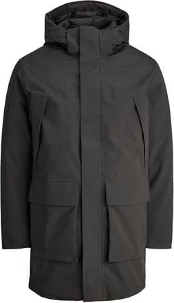 Jack & Jones Parka Sn Jprccmoon pour homme, noire, taille XX_L, Noir, xx_l