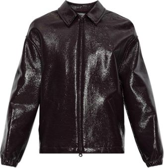 Courr&egrave;ges Vinyl Bomberjacke - - Jackets - Damen - Rot - XS