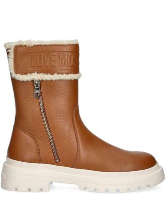 Love Moschino bottines Her Love - Marron