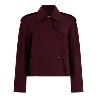 Burberry Coats - - Coats - Damen - Rot - 2XS