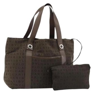 Bulgari Pre-owned Vintage Tote Bag - Femme - Pre-owned - Brun - Taille: ONE Size