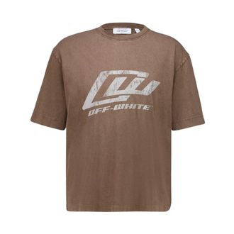 Off-white OWR Skate T-Shirt - - Tops - Herren - Braun - XS