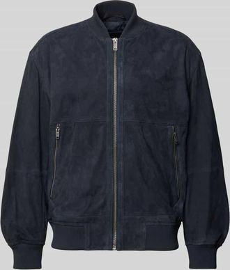 Boss Orange by Hugo Boss Regular Fit Bomberjacke aus reinem Ziegenleder Modell JONORVE