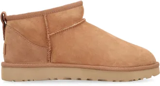 UGG Womens Classic Ultra Mini Ankle Boots Brown