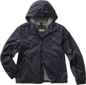 Blauer Homme, Vestes, Bleu, Taille: S Veste &agrave; Capuche Doublure Coton Carruth
