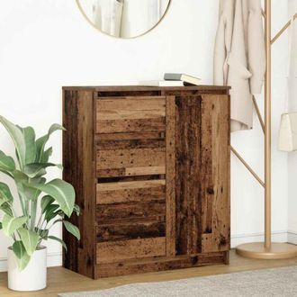 vidaXL Vidaxl - Buffet avec tiroirs vieux bois 71x35x84 cm bois ding&eacute;nierie