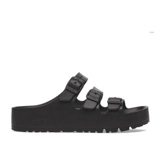 Birkenstock Femme, Chaussures, Noir, Taille: 41 EU Florida III Plateforme Coupe Regular