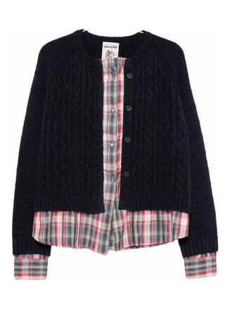 Semicouture Cardigan - Bleu Fonc&eacute;