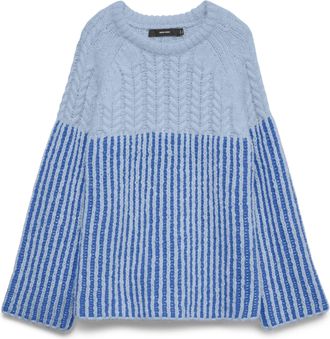 Vero Moda Vmerika Ls O-Neck Long Pullover Exp