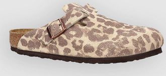 Birkenstock Boston Suede Leather Sandalen leo sandcastle