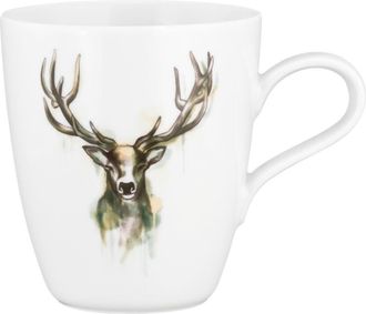 SELTMANN WEIDEN [DL] Life Becher mit Henkel 0,40 l rund Nature Hirsch [RAB] [SP]