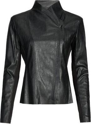 Adolfo Dominguez Asymmetrisch - schwarze Jacke