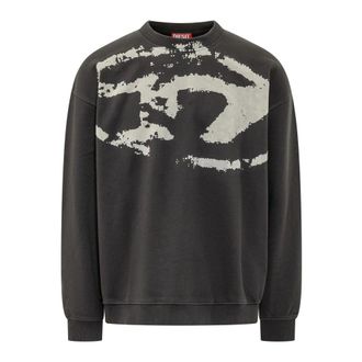 Diesel Herren, Sweatshirts & Hoodies, Schwarzk, MGr&ouml;&szlig;e