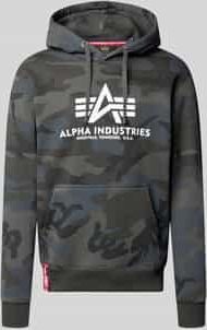 Alpha Industries Regular Fit Hoodie aus Baumwoll-Mix mit Logo-Print