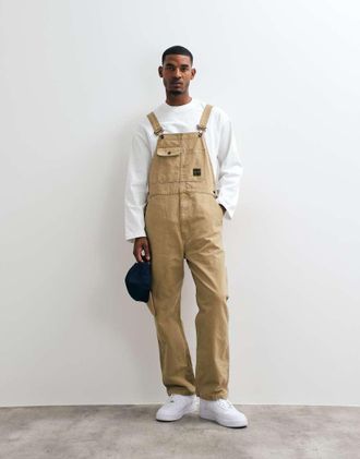 Levi's salopette ample Workwear camel-Marron