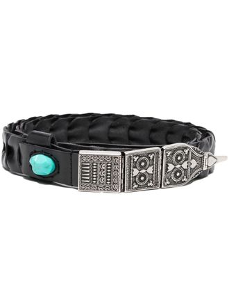 Fortela ceinture Tess &agrave; d&eacute;tail emboss&eacute; - Noir