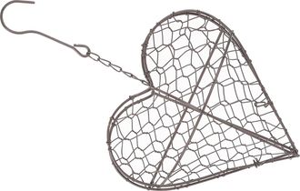 Hemobllo Kreativer H&auml;ngender Blumentopf aus Eisen Herzf&ouml;rmiger Pflanzk&uuml;bel Pflanzenhalter f&uuml;r Zimmerpflanzen Wand und Balkon Dekoration