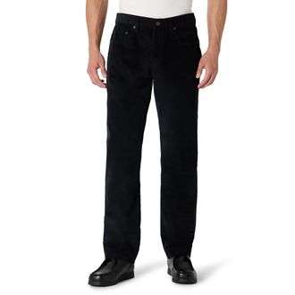 Amazon Essentials Herren Straight Fit 5-Taschen-Cordhose, Schwarz, 28W / 30L