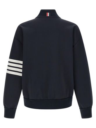 Thom Browne Mens Blue Viscose Bomber Clothing