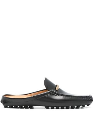 Tod's mules en cuir - Noir