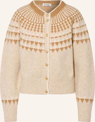 SoSUE Sosue Strickjacke beige