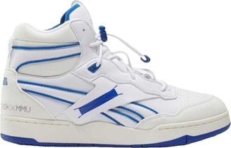 Reebok Milk BB 4000 High Top Turnschuhe f&uuml;r Herren, Leder (Wei&szlig;/Kreide)