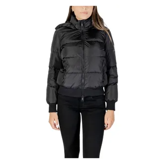 A|X Armani Exchange Damen, Jacken, Schwarzk, LGröße