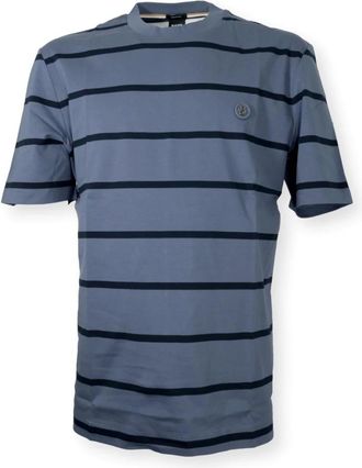 HUGO BOSS Homme, Tops, Bleu, Taille: 2XL T-shirt C-Taut 01