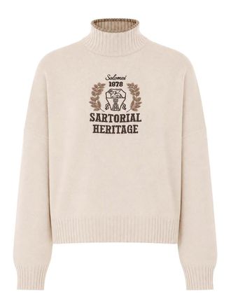 Brunello Cucinelli Pull Col Rond - Blanc