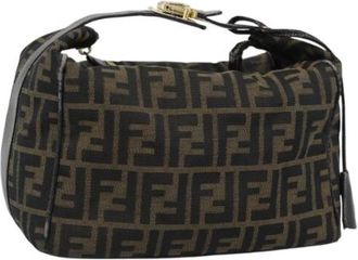 Fendi Pre-owned Zucca Canvas Hand Bag - Femme - Pre-owned - Brun - Taille: ONE Size
