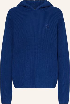 Calvin Klein Strick-Hoodie blau