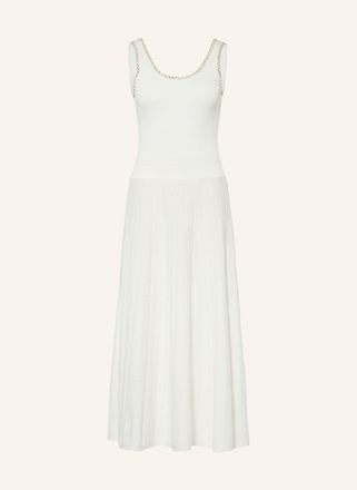 Sandro Sandro Strickkleid Mit Schmucksteinen weiss