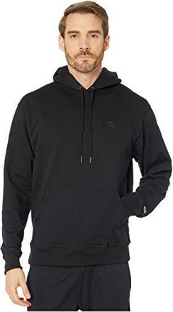 Champion Powerblend Sweat &agrave; Capuche en Polaire pour Homme (Reg. ou Grand et Grand), Logo C Noir, X-Small