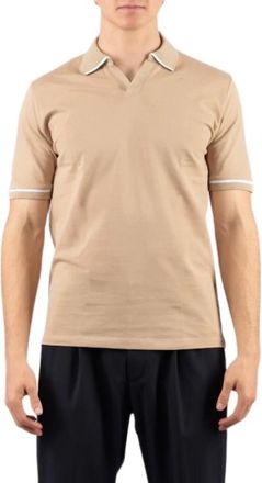 Ferrante Homme, Tops, Beige, Taille: 2XL Polo