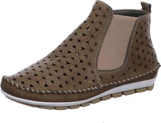 Gemini Bottines en Cuir pour Femmes 382510-01, Pointure:42 EU, La Couleur:Vert