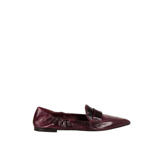 Pomme Dor Mocassins &agrave; bout pointu - Femme - Chaussures - Rouge - Taille: 38 1/2 EU