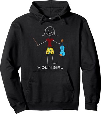 Whyitsme Design Lustige Frauen Violine, M&auml;dchen Musiker Geschenke Pullover Hoodie