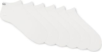 HUGO BOSS Damen 6p Uni Cc W ANKLE_SOCKS, White100, 35-38 EU
