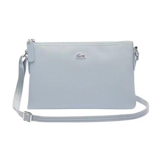 Lacoste Femme, Sacs, Gris, Taille: ONE Size Sac Crossover Plat Tradewings
