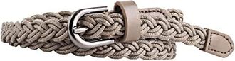Generic Ceinture Femme Grande Taille - Ceinture Femme Classique en Corde Tress&eacute;e &agrave; la Main pour Robe et Pantalon avec Boucle Ardillon Mode