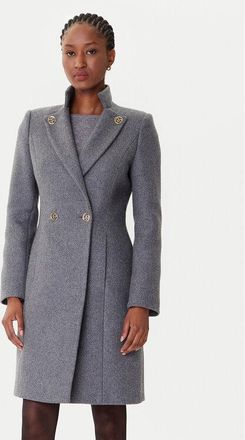 Rinascimento Rinascimento Wollmantel CFC0126218003 Grau Regular Fit