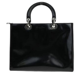 Dior Pre-owned Vintage Lady Dior Lackleder - - Pre-owned - Damen - Schwarzk - ONE SIZE