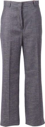 Max Mara Femme, Pantalons, Bleu, Taille: 44 FR Eziana Pantalons
