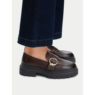 U.S.Polo Association Slipper U.S. Polo Assn. EO-SVETA001W/GY1 Dunkelbraun