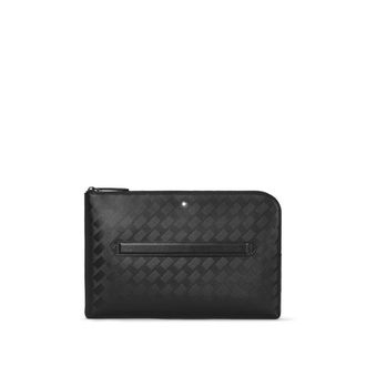 Montblanc Pochette en cuir textur&eacute;
