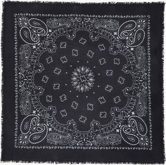 Kujten Grand bandana cachemire imprimé - Grand Bandana Hachiko