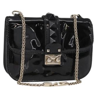 Valentino Pre-owned Schultertasche aus beschichtetem Canvas - - Pre-owned - Damen - Schwarzk - ONE SIZE